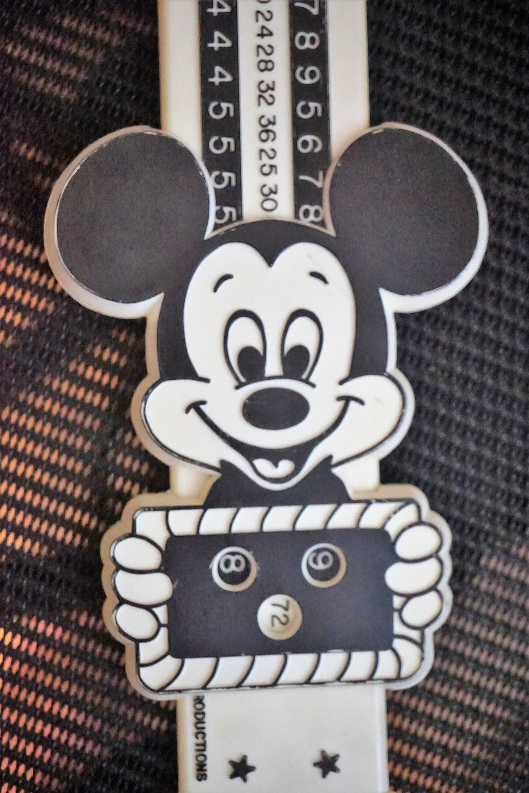 Vintage Mickey Mouse, Slide Ruler, Conversion, Multiplication, Division ...