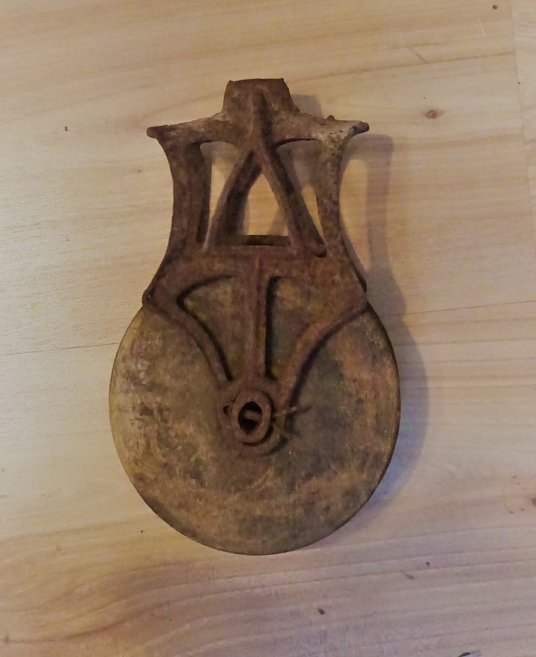 Rustic, Large, Vintage Rusty Pully, Barn Equipment, Industrial, Tool ...