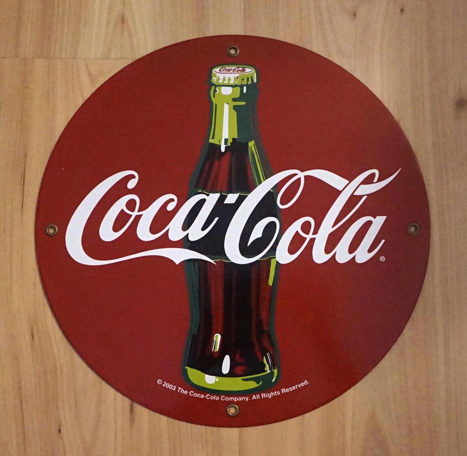 Coca Cola Round Sign - Etsy Coca Cola Round Sign - Etsy