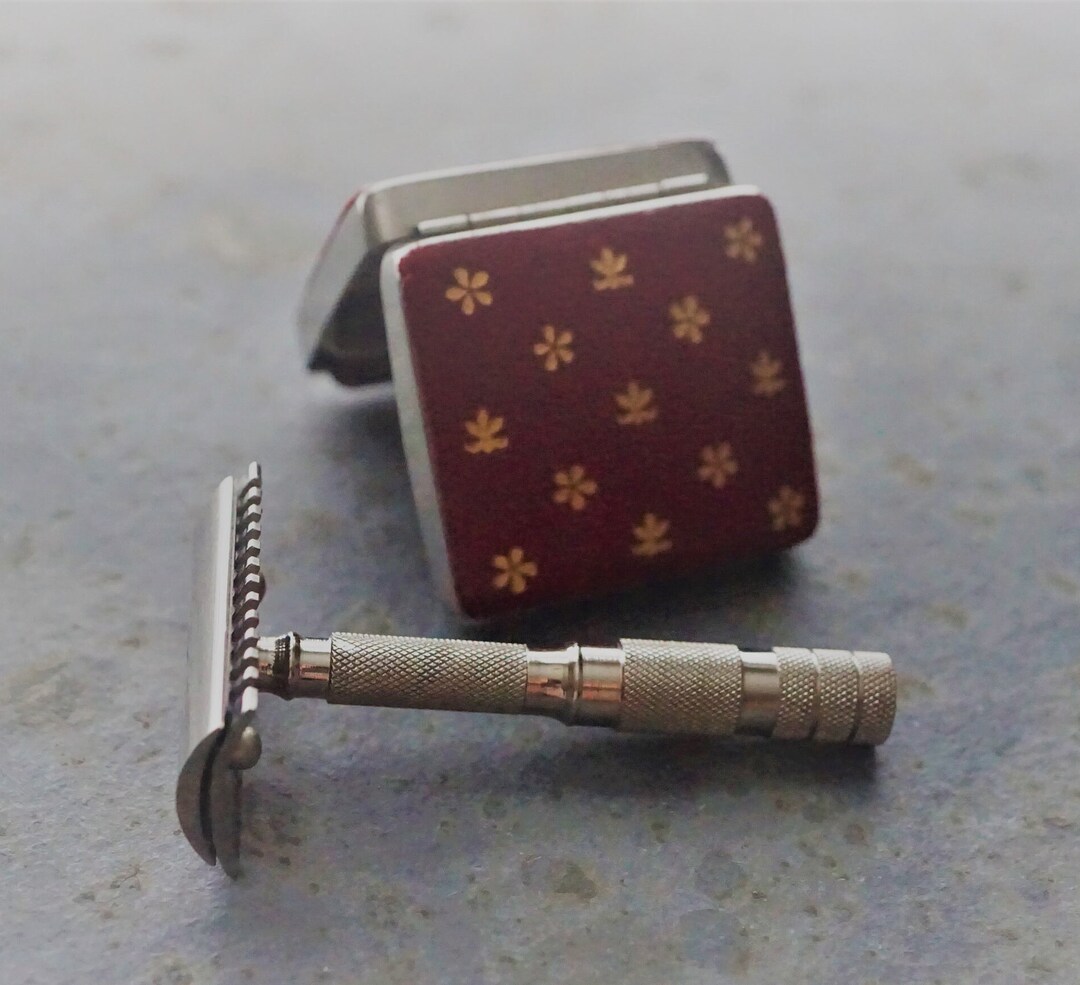 Vintage Travel Razor Set, Case, Toiletry, Grooming Set, Beard Grooming ...