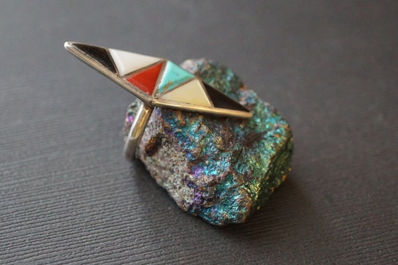 Vintage, Modern, Inlaid Multi Stone, Native American,… - Gem