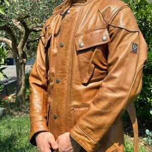 Belstaff Panther Limited Motorcycle Biker Leather David Beckham Rider Size S - Etsy