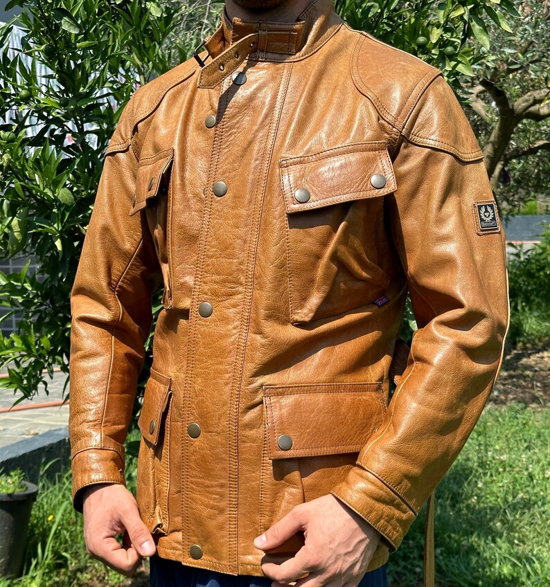 Belstaff Panther Limited Motorcycle Biker Leather David Beckham Rider Size S - Etsy