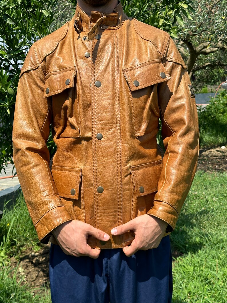 Belstaff Panther Limited Motorcycle Biker Leather David Beckham Rider Size S - Etsy