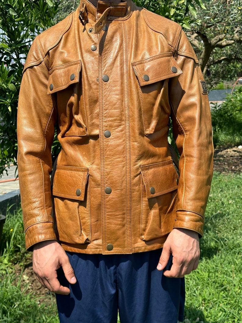 Belstaff Panther Limited Motorcycle Biker Leather David Beckham Rider Size S - Etsy