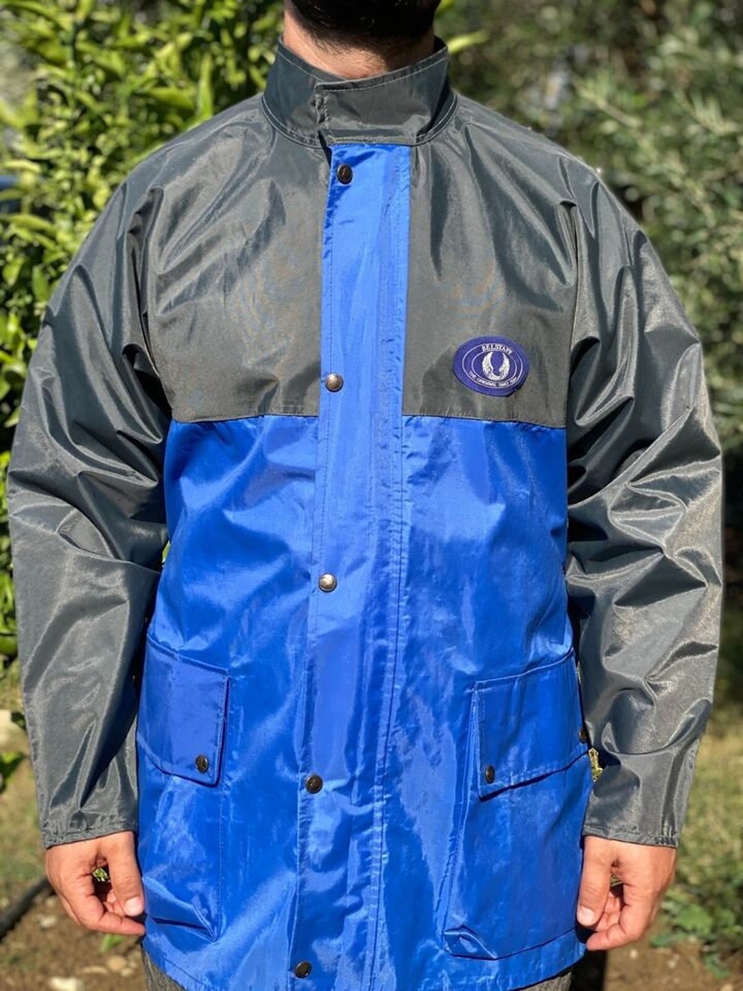 Collection 1975 PVC Belstaff Weatherproof Light Jacket Size 52 54 L ...