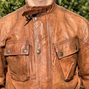 Belstaff Panther 1966 Motorcycle Biker Leather David Beckham Rider Size XXL - Etsy Canada