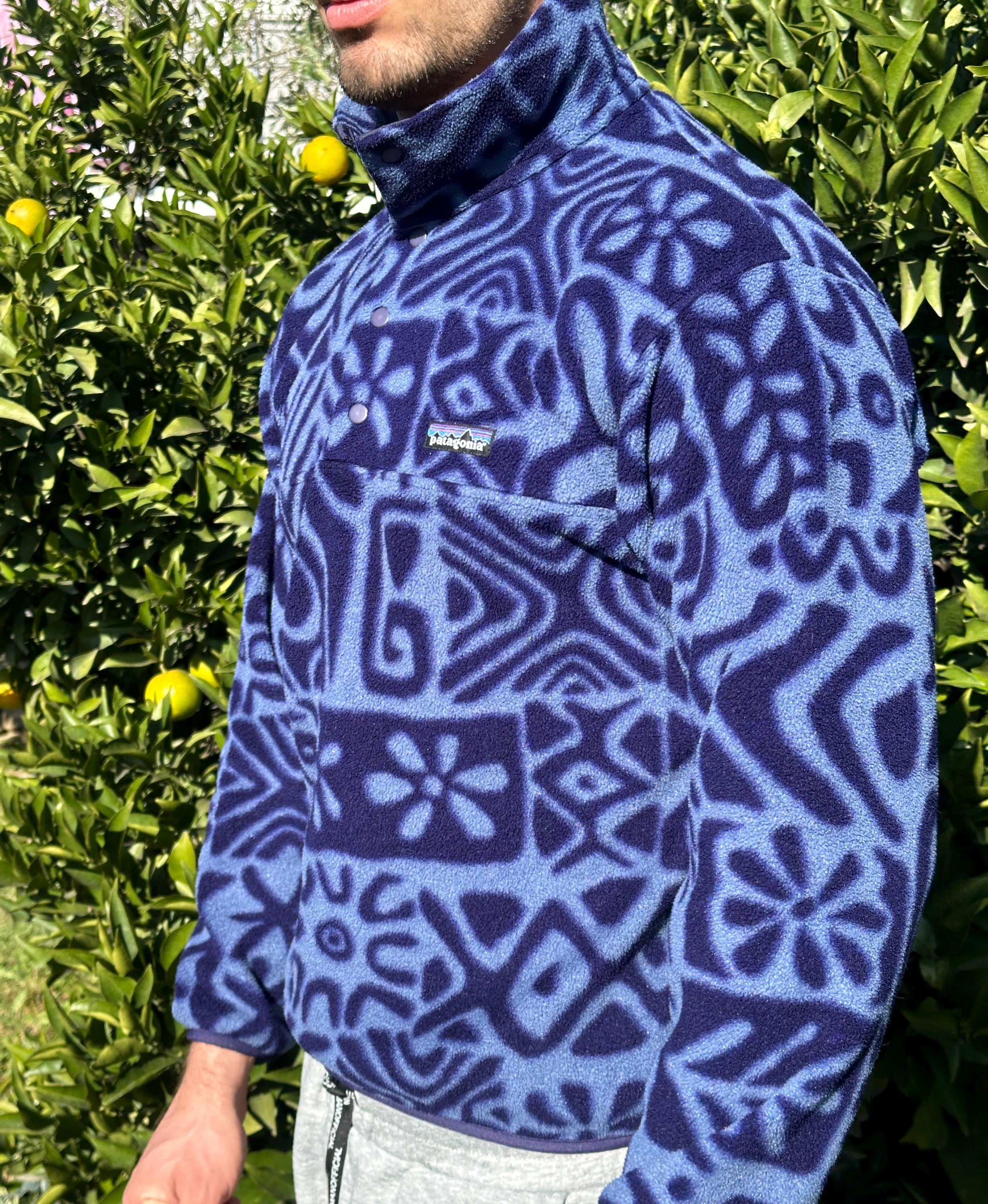 Rare Limited Patagonia Aztec 1994 T Fleece Sweater Pullover Size XS - Etsy