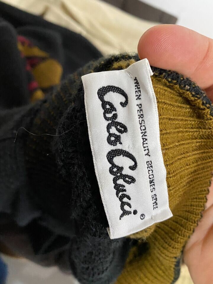 Vintage West Germany Carlo Colucci Knitted Sweater Size 52 L - Etsy