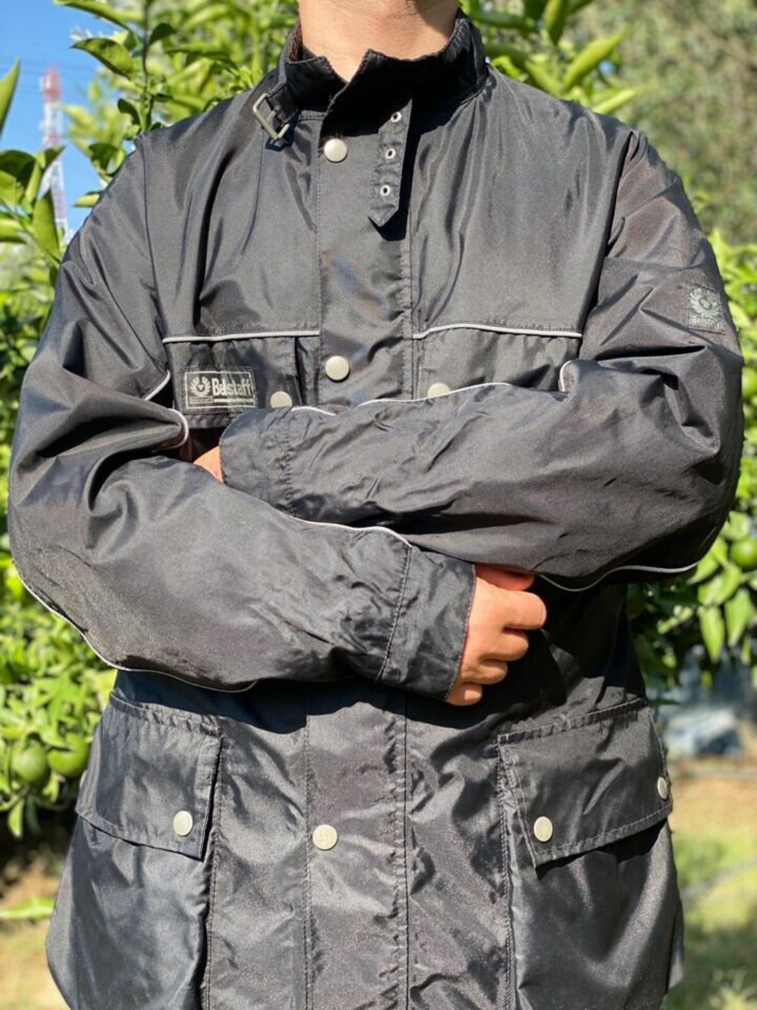 Belstaff Reflective Long Rider Motorcycle Bike Jacket Size 2XL - Etsy