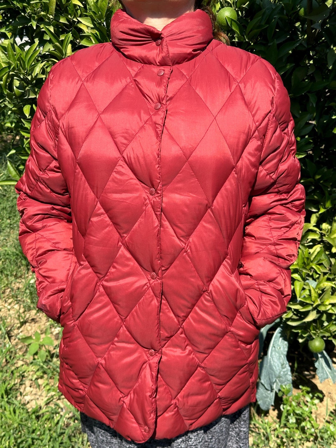 Rare 2002 Moncler Quilted Goose Down Puffer Women Jacket Piumino Size 1 ...