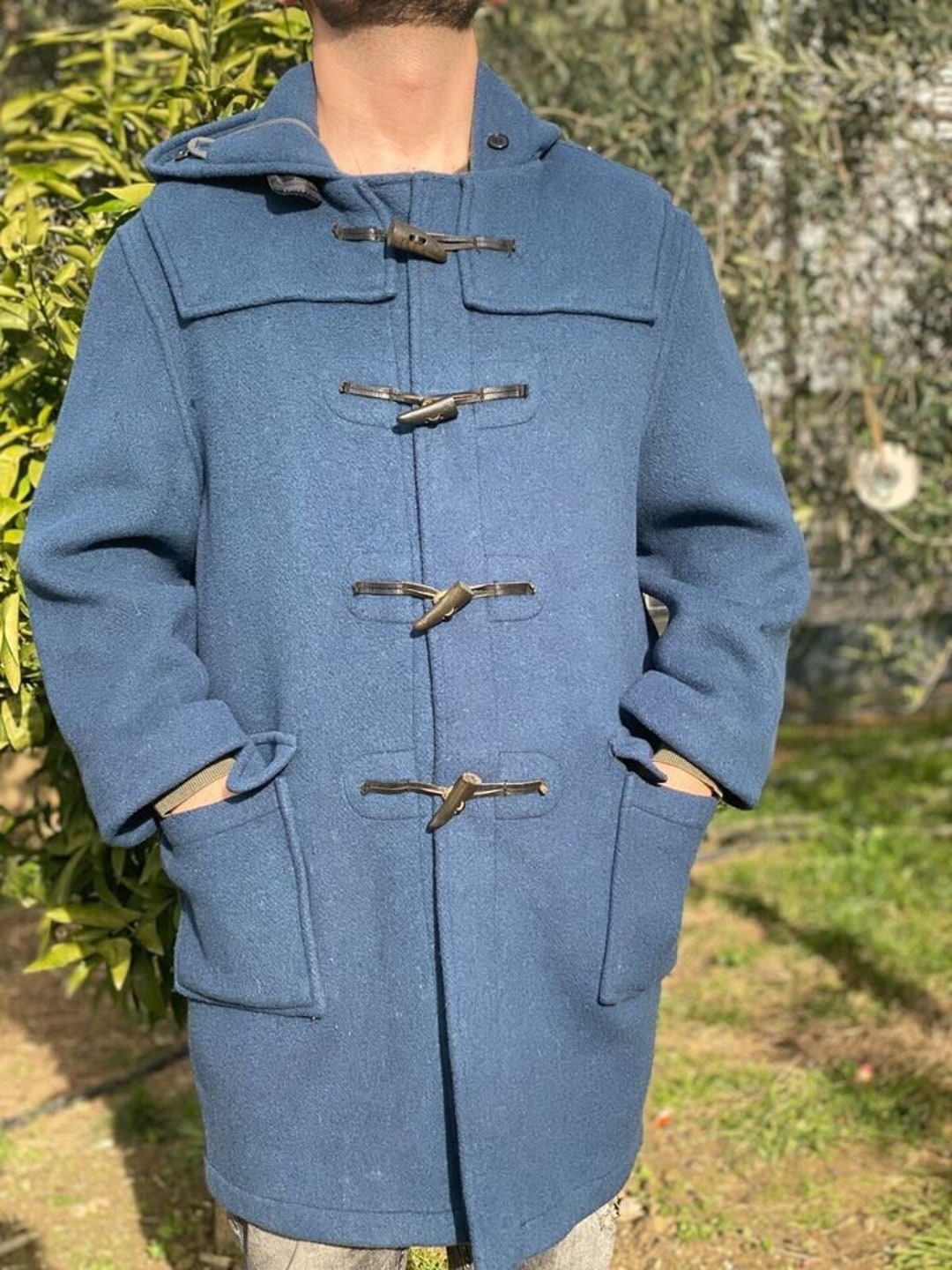 The Original Gloverall Duffle Coat Buckle Hooded Size 42 52 - Etsy