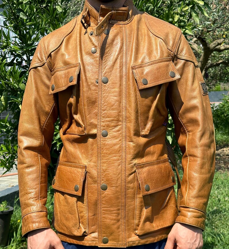 Belstaff Panther Limited Motorcycle Biker Leather David Beckham Rider Size S - Etsy