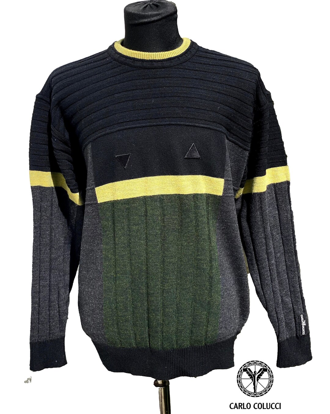 Carlo Colucci - Striped Sweater - Etsy