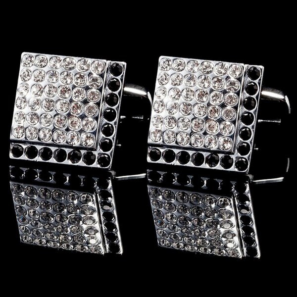 Rhinestone Cufflinks - Etsy