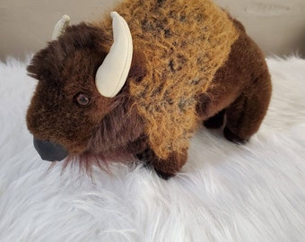 Stuffed Bison - Etsy