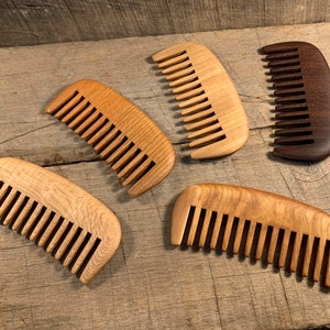 Handmade Wood Comb (WIDE TOOTH) - Etsy