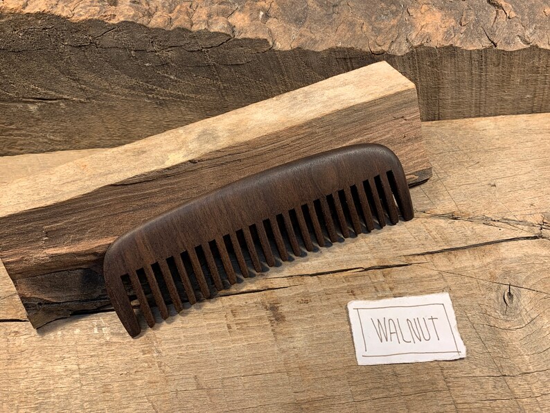 Long Handmade Wood Comb WIDE TOOTH - Etsy