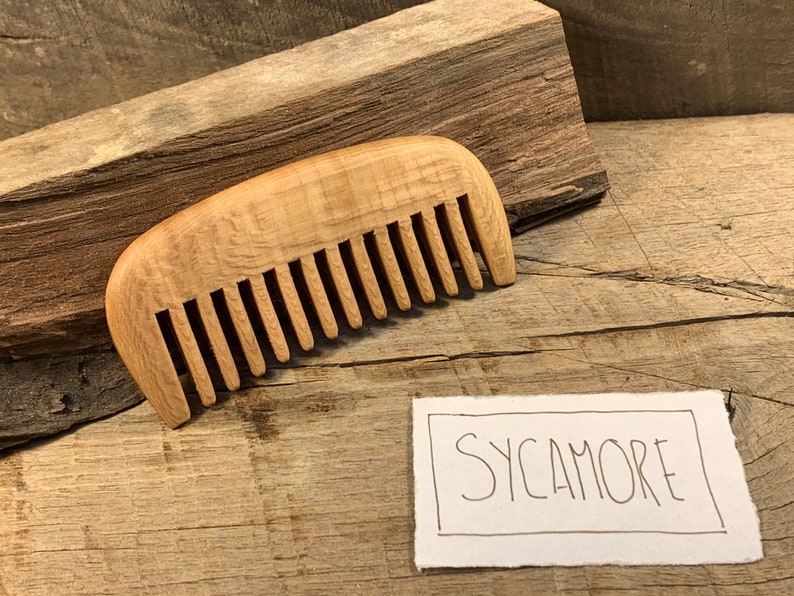 Handmade Wood Comb WIDE TOOTH - Etsy