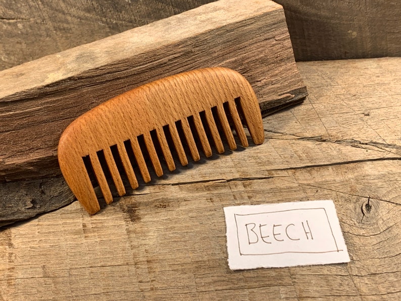 Handmade Wood Comb WIDE TOOTH - Etsy