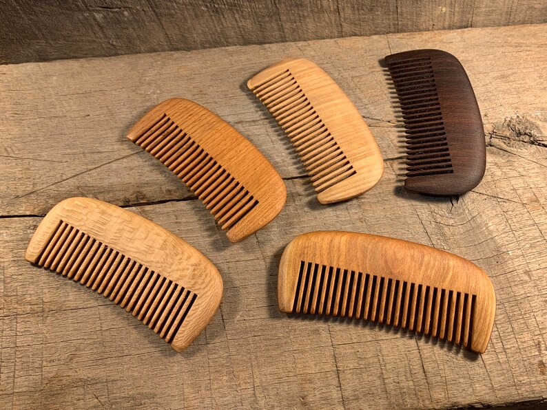 Handmade Wooden Comb FINE TEETH - Etsy