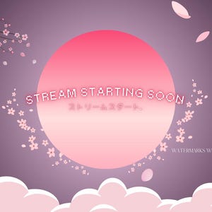 ANIMATED Kawaii Pink Sakura Overlay | Japanese Sakura Flower Theme ...