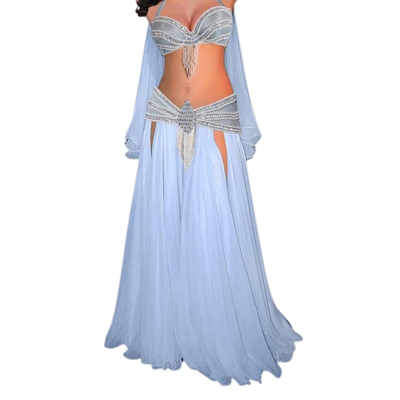 Belly Dance Blue Outfit - Etsy UK