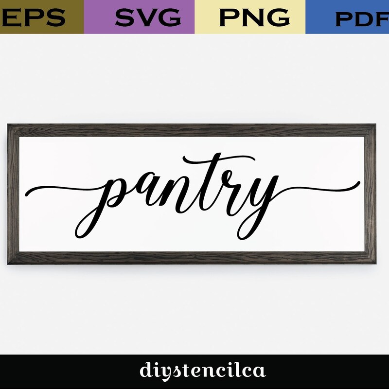 Pantry Svg - Etsy