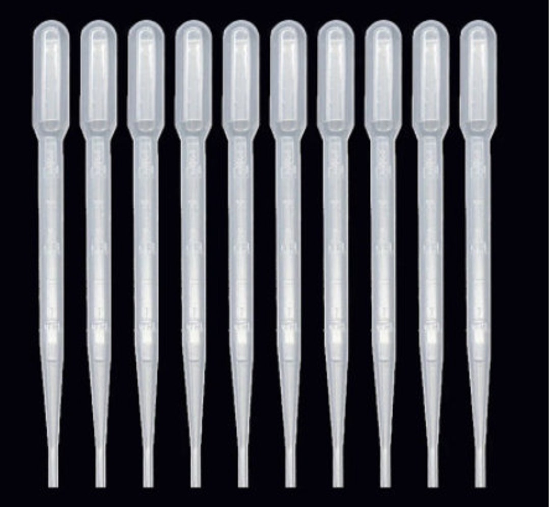 Mini 3ml Pipettes - Mini 3ml Pipettes for Craft Projects - Set of 10 ...