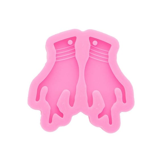 Hand Shape Keychain Silicone Mold Hands Resin Mold Silicone | Etsy