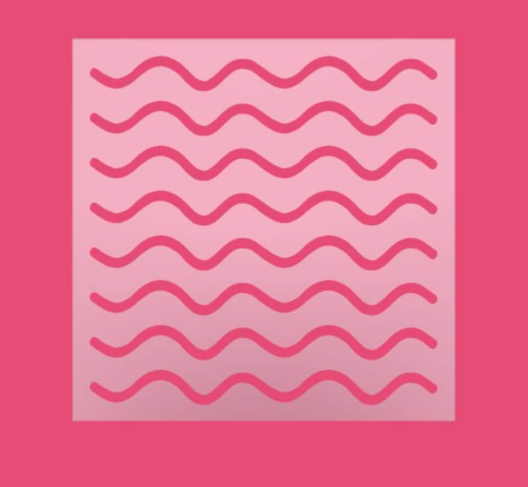 Waves Stencil Waves Pattern Stencil Pattern Stencil DIY - Etsy