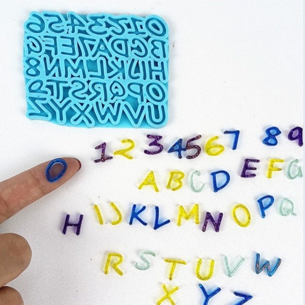 Silicone Letters, Numbers Mold - Etsy