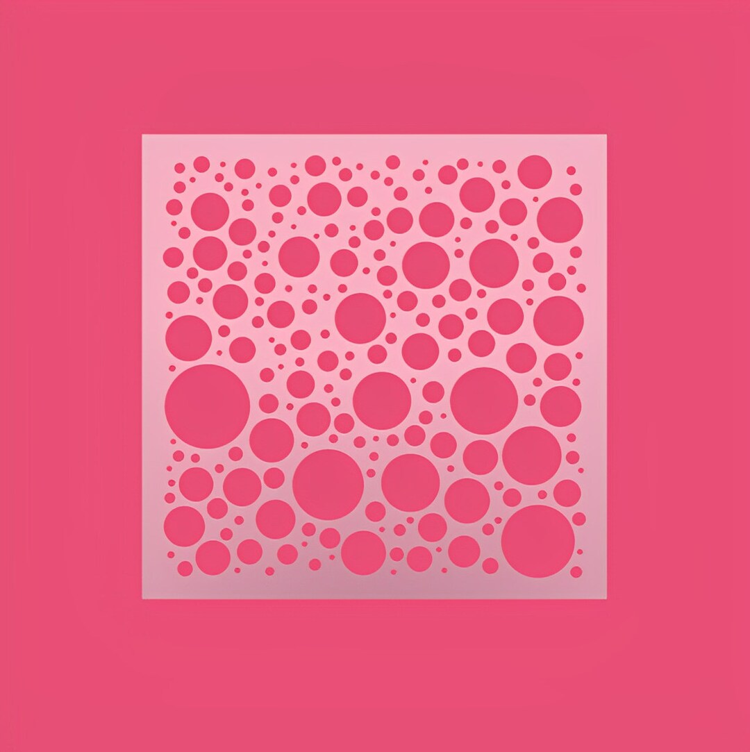 Whimsical Bubbles Pattern Stencil, Bubbles Pattern Stencil, Airbrush Stencil for Bubble ...