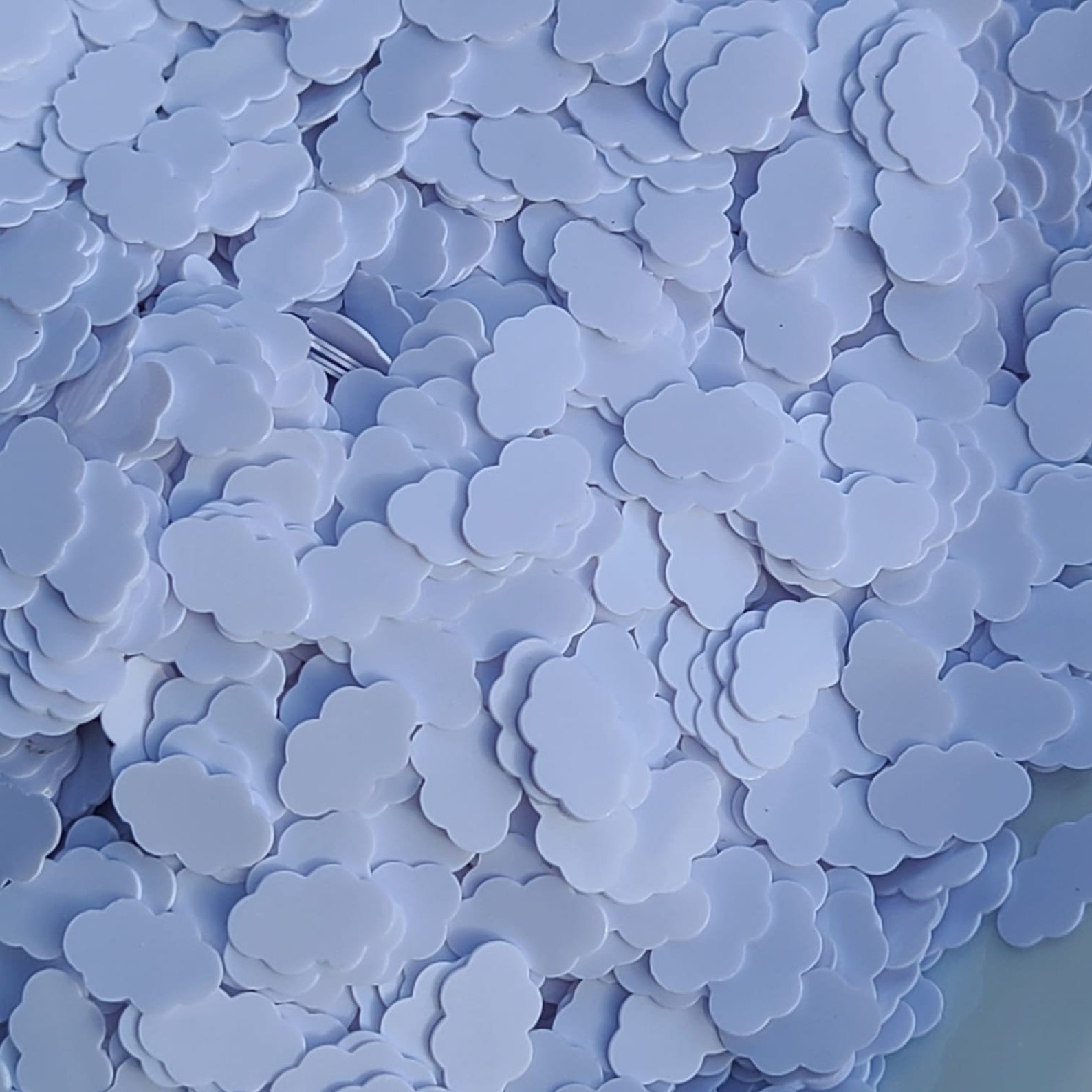 White Cloud Glitter Confetti Cloud Shape Glittercloud Table - Etsy