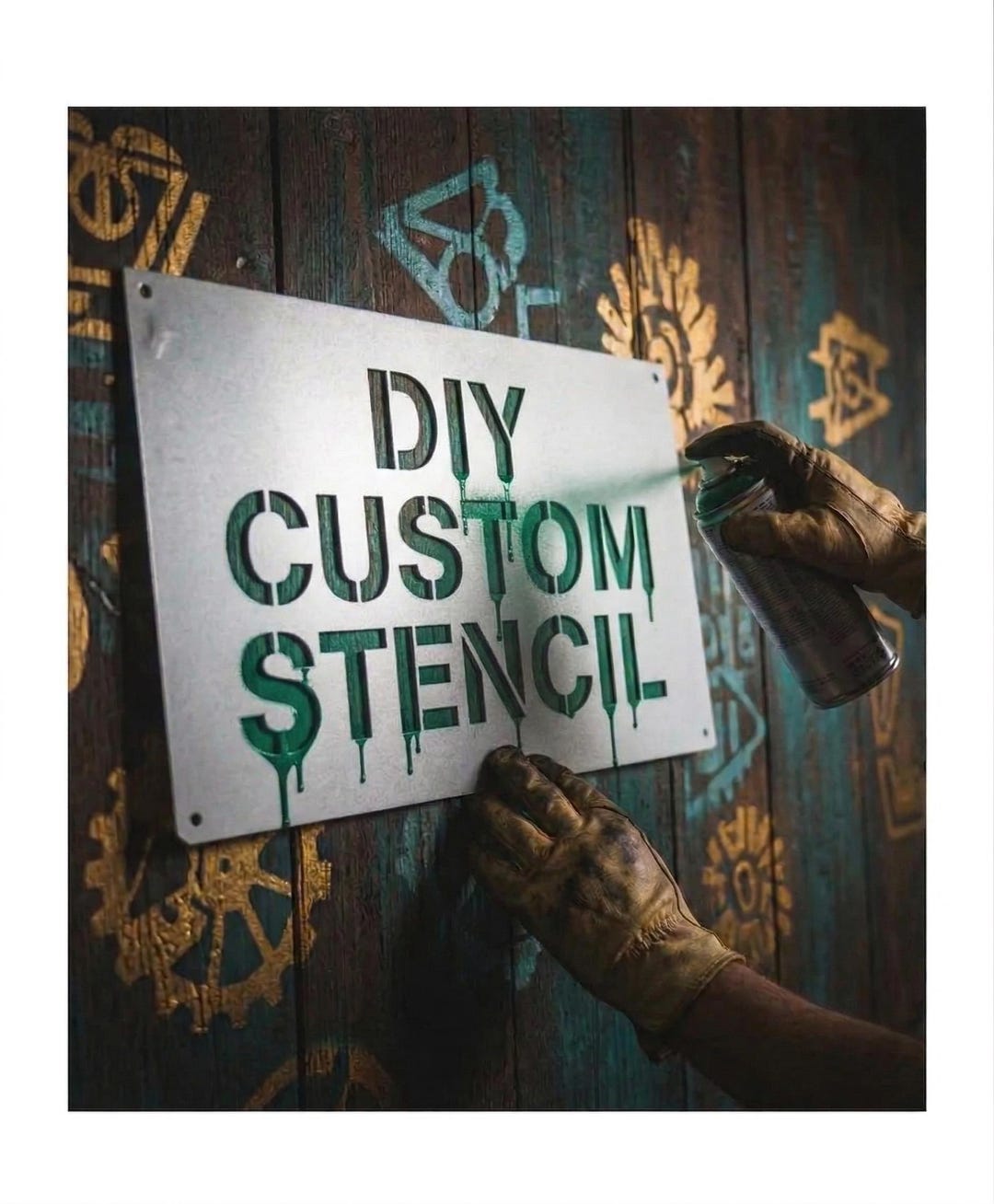 Custom Large DIY Stencil |wall Stencils | Diy Project | Laser Cut ...