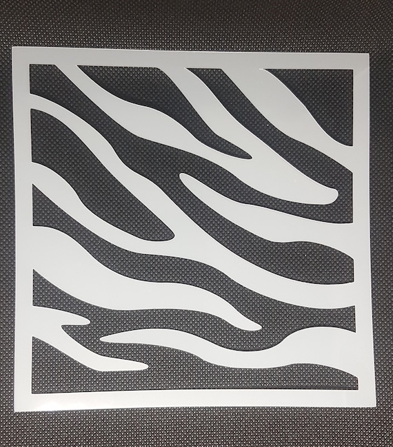 Zebra Print Stencil Template Printable
