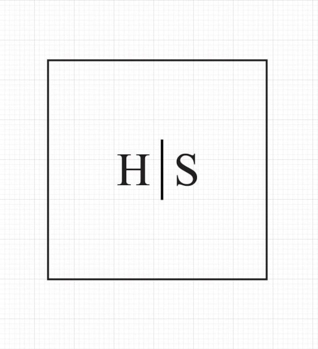 Custom Initial Stencil for DIY Wedding and Engagement Cookies ...