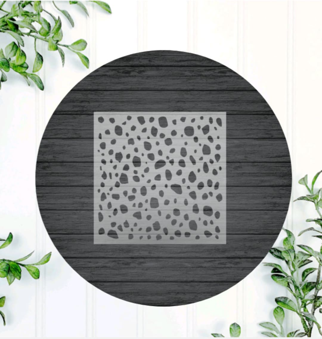 Spotted Delight Dalmation Dot Stencil, Dalmation Dots A Spot-on Stencil ...