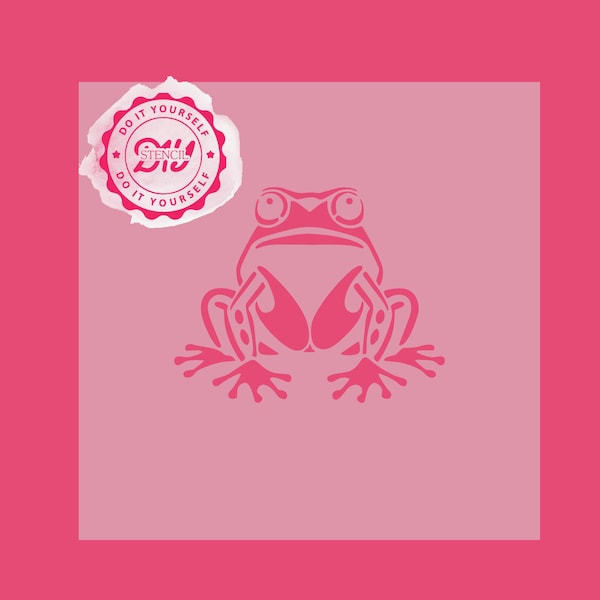 Frog Stencil - Etsy