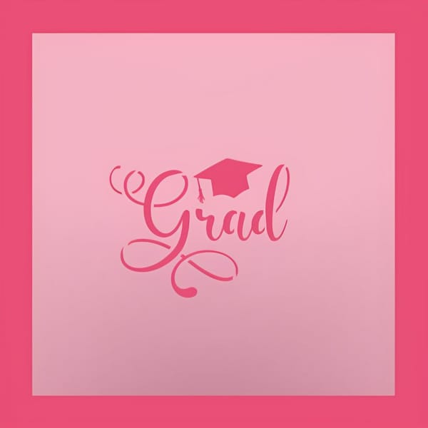 Graduation Stencil - Etsy