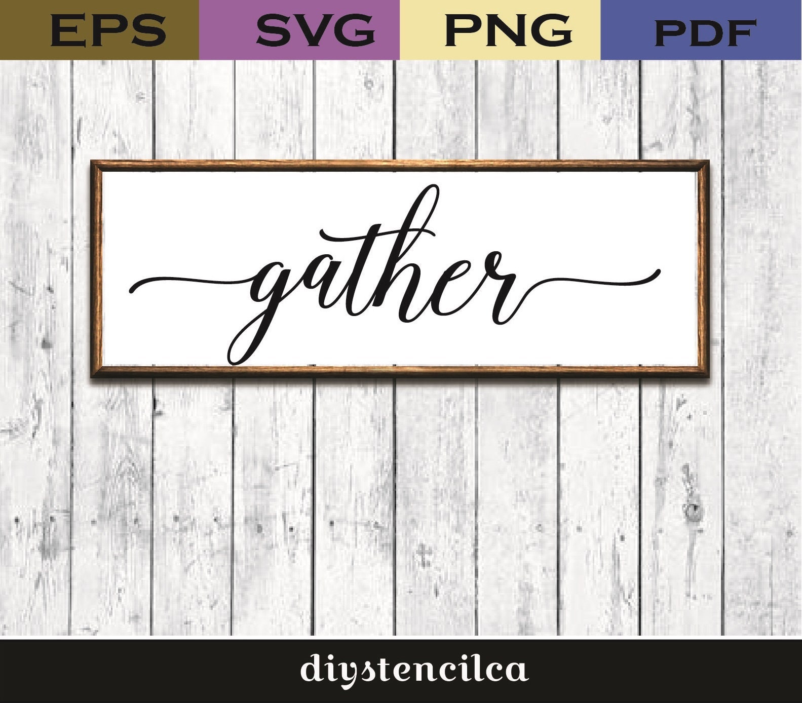 Gather SVG gather here with grateful hearts SVG gather sign | Etsy