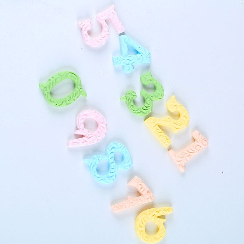 Filigree Numbers Set Silicone Mold Fondant Popsicle Mold - Etsy