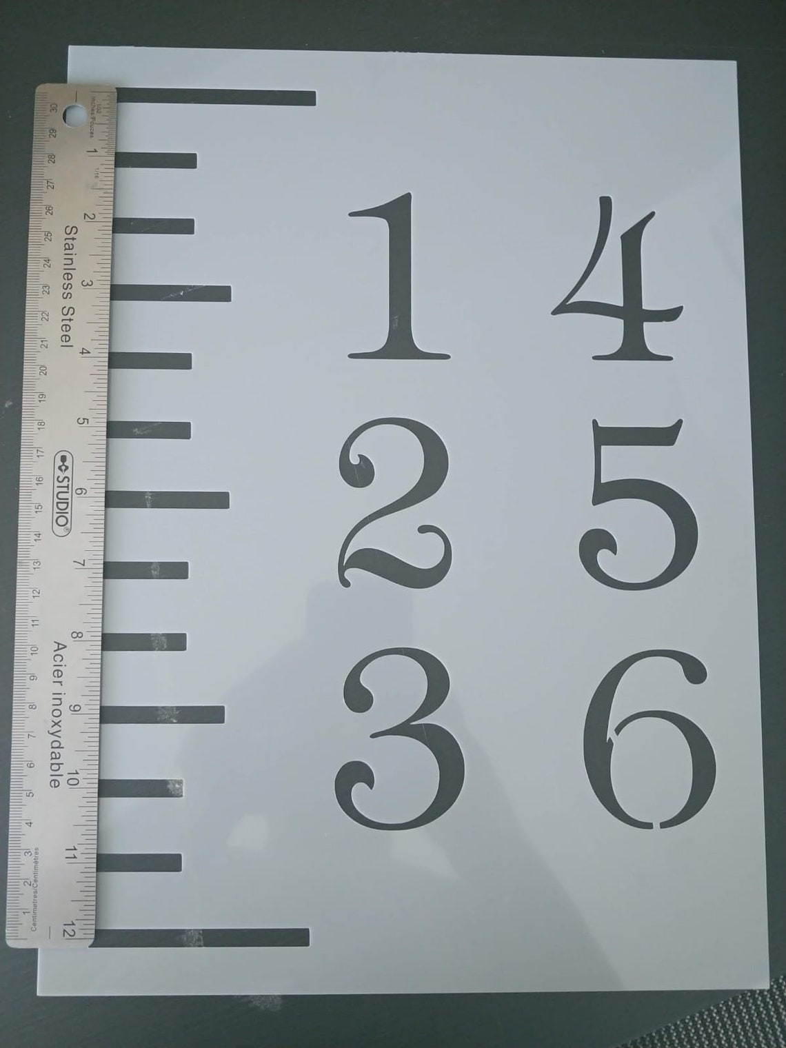 Reusable Growth Chart Stencil: Kids Height Ruler Template - Etsy
