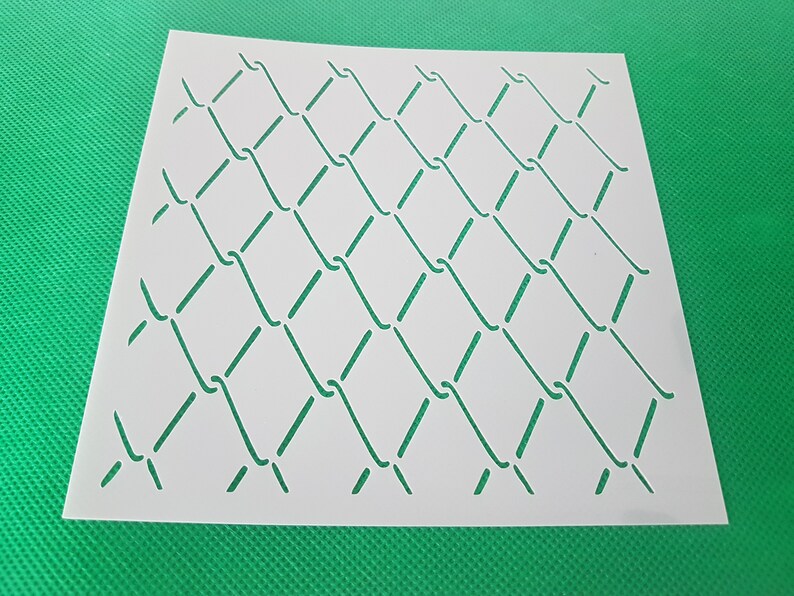 Fence Pattern Stencil Cookie Stencils Airbrush Stencil - Etsy