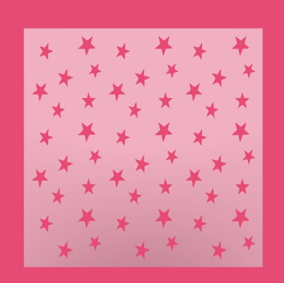 Star Shape Stencil Star Stencil Reusable DIY Stencil | Etsy