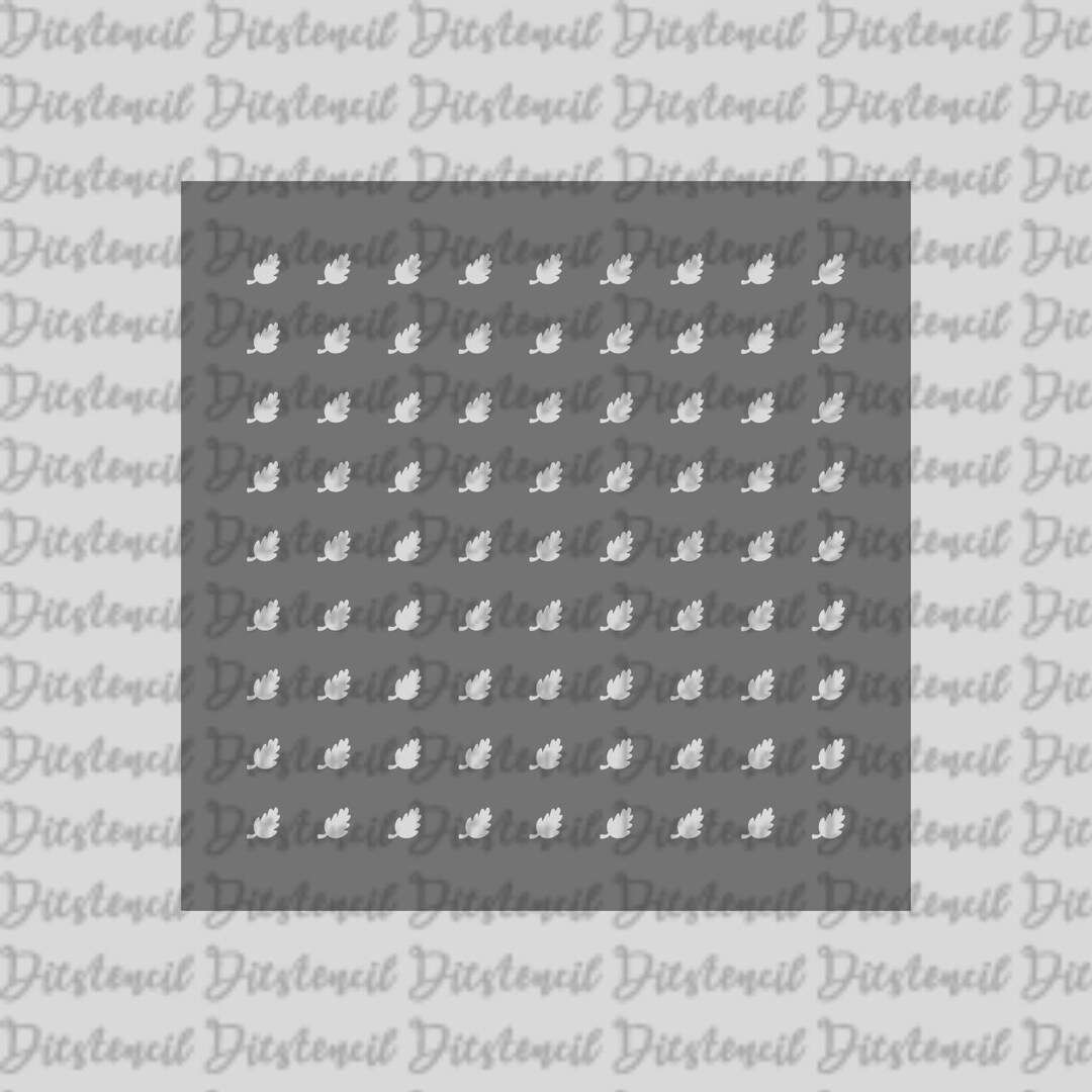 Oak Leaf Sprinkle Pattern Stencil for Crafts, Baking, and DIY Projects ...