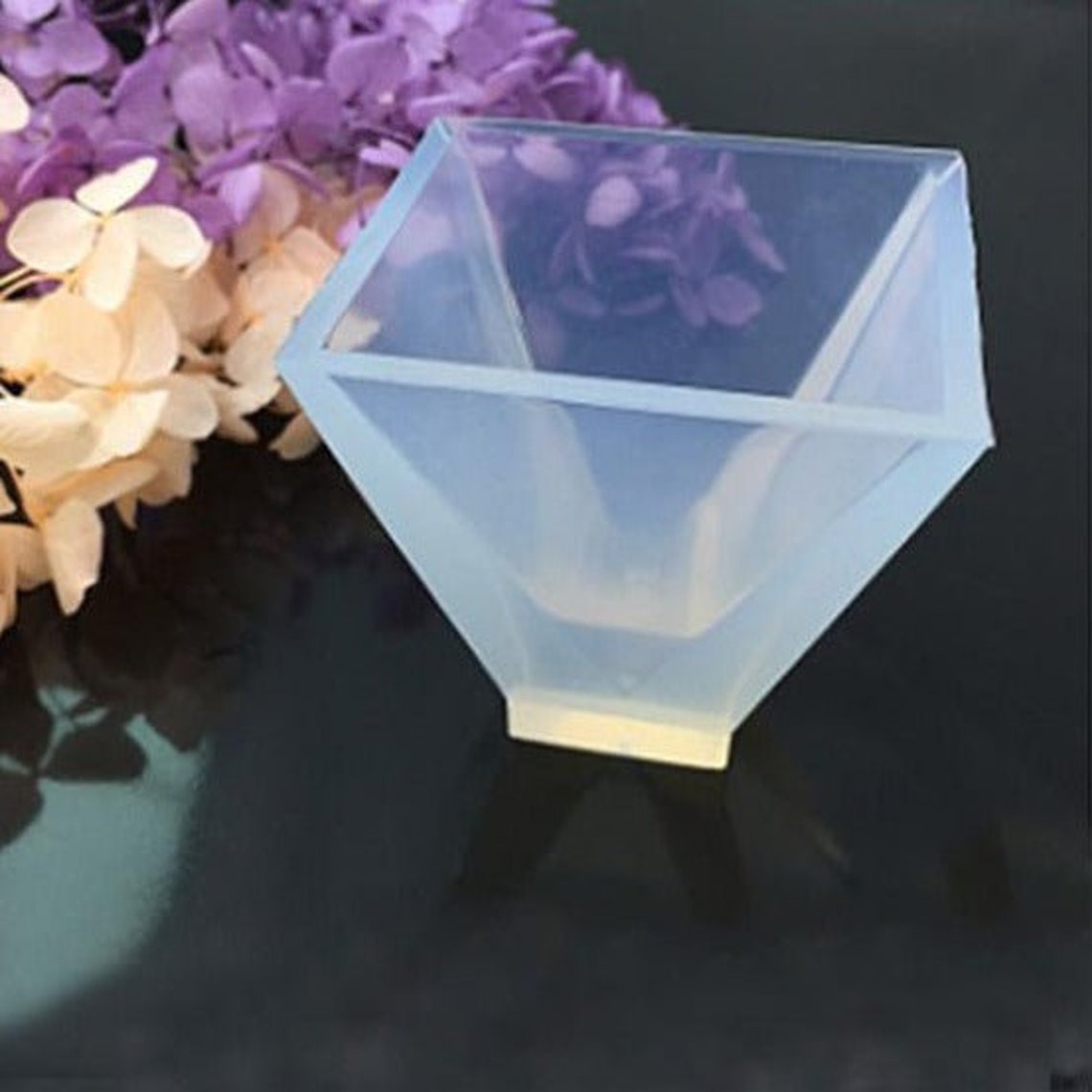 Pyramid Silicone Mold Epoxy Resin Jewelry Mold Making Craft DIY, Resin ...