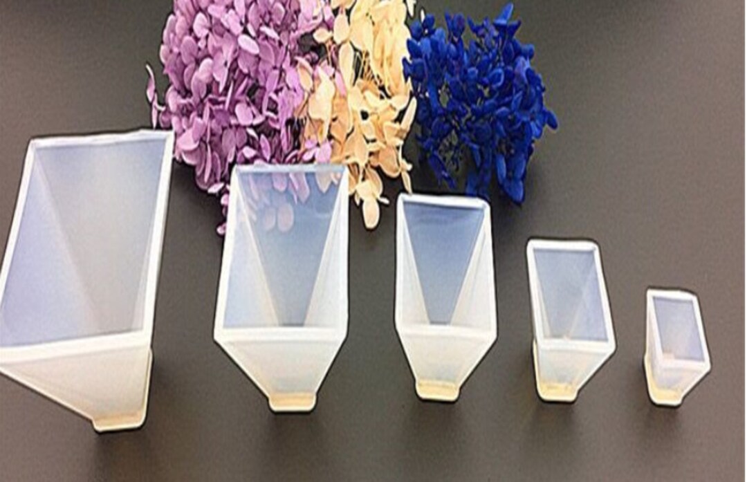 Pyramid Silicone Mold Epoxy Resin Jewelry Mold Making Craft DIY, Resin ...