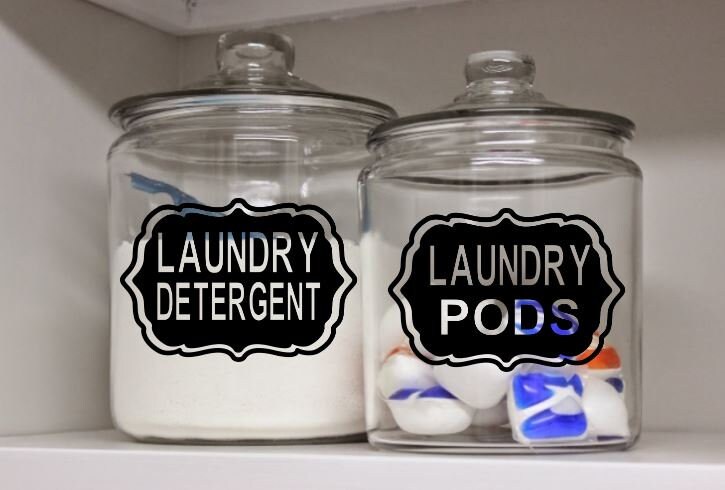 Laundry Pods Decal Laundry Detergent Decal Laundry Pods - Etsy Canada