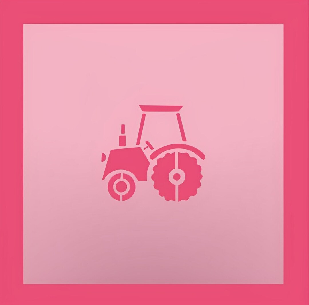 Tractor Stencil - Truck Stencil - Cookie Stencil - DIY Stencil ...
